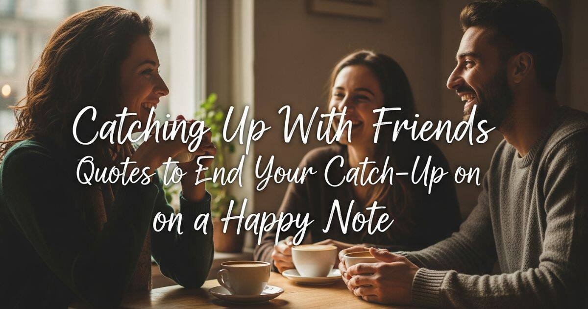680+ Catching Up With Friends Quotes for Cozy Meetups & Chats