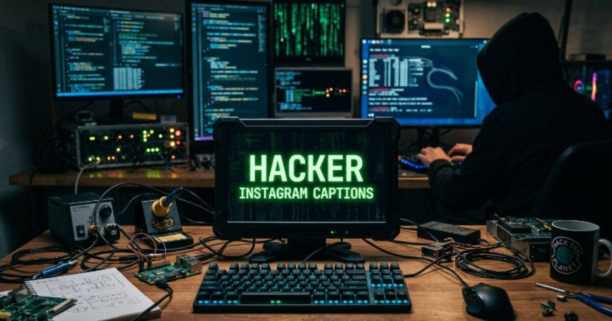 800+ Hacker Instagram Captions That Make Your Posts Look Smart