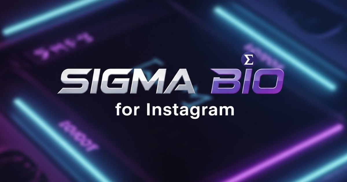 750 Best Sigma Bio for Instagram to Show Real Attitude