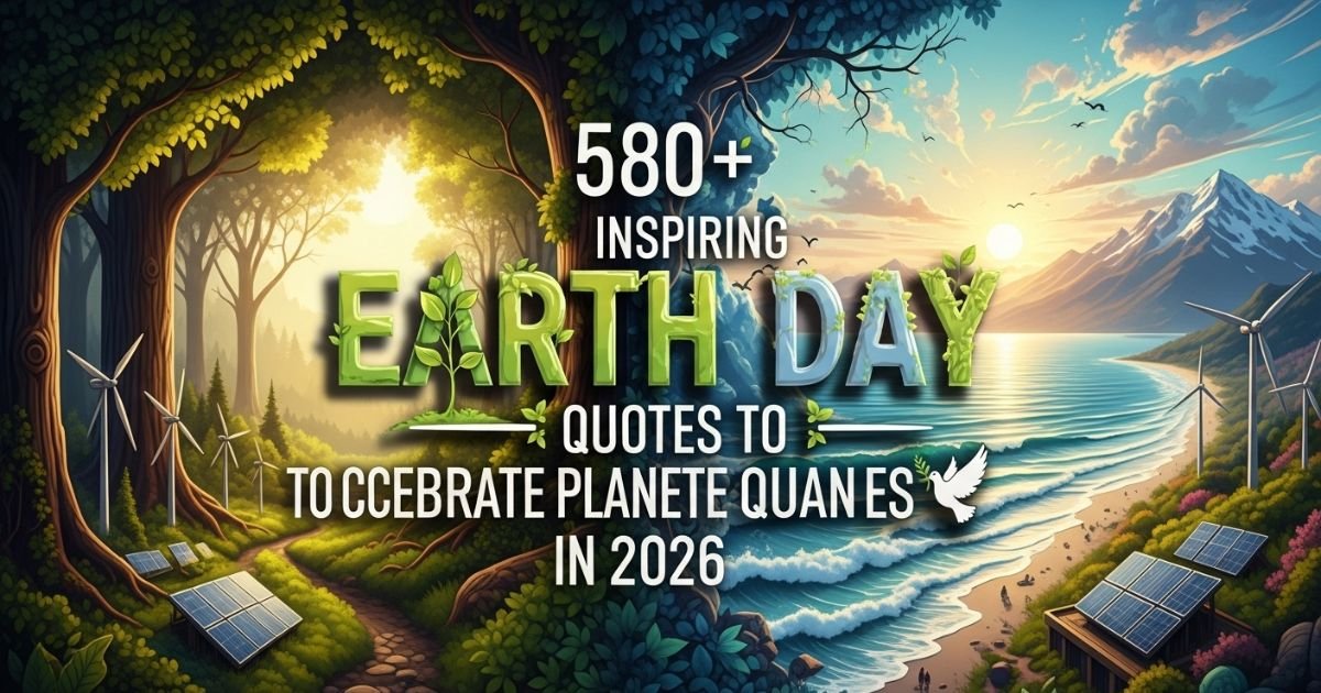 580+ Inspiring Earth Day Quotes to Celebrate Our Planet in 2026